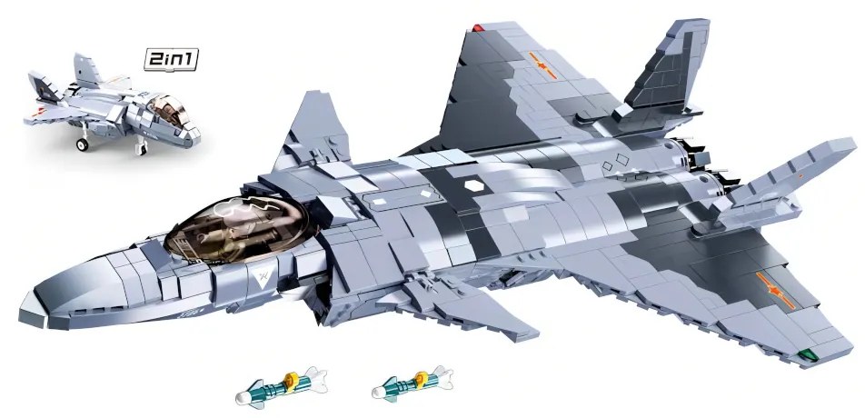 Sluban Model Bricks M38-B0931 Stíhací letoun Chengdu J-20