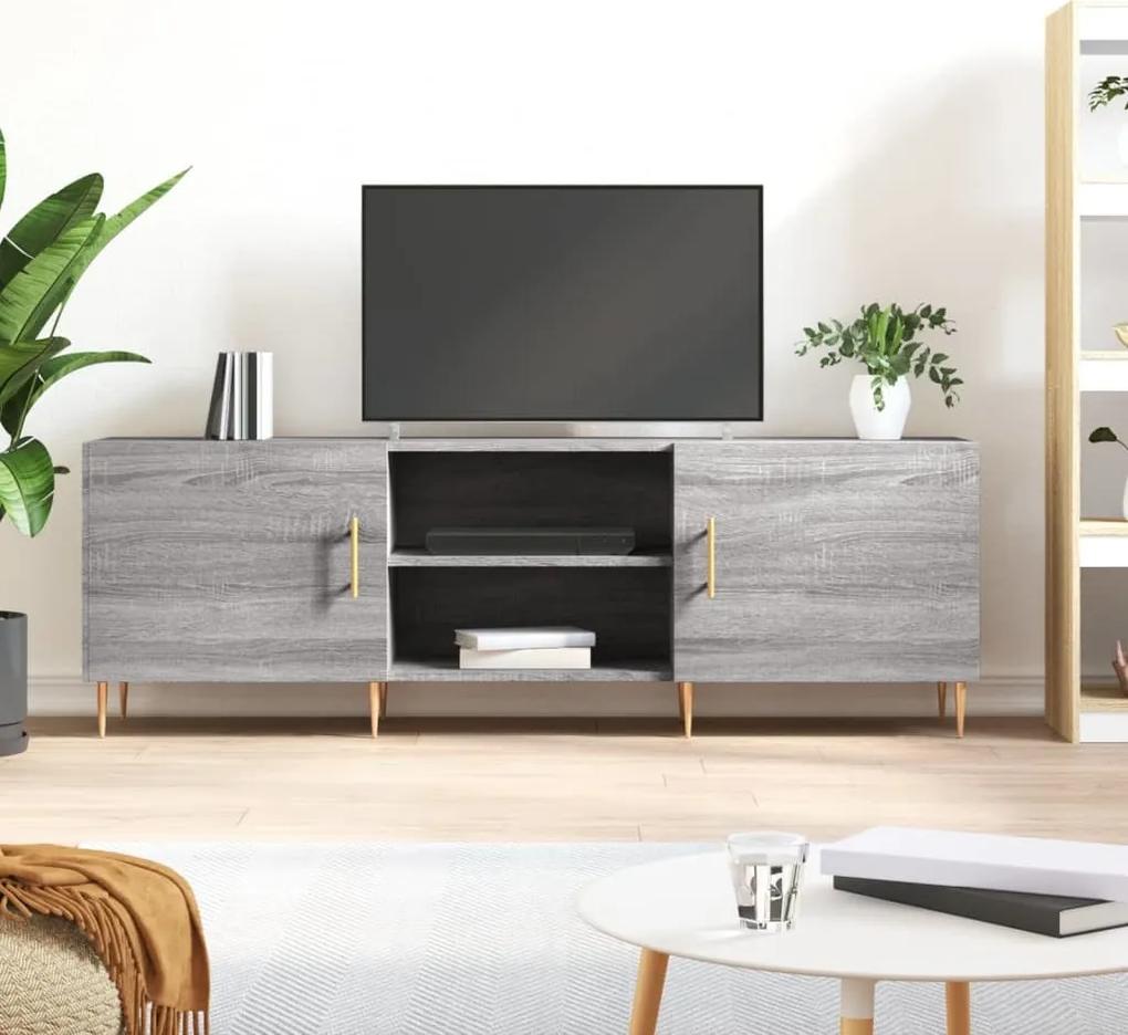 vidaXL TV skříňka 150 x 30 x 50 cm kompozitní dřevo [829088] Barva: Betonová šedá