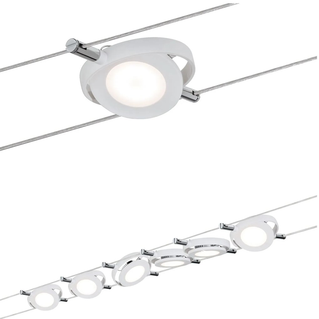 Paulmann 94106 RoundMac, lankové LED osvětlení, 6x4W LED 2700K, délka 500cm
