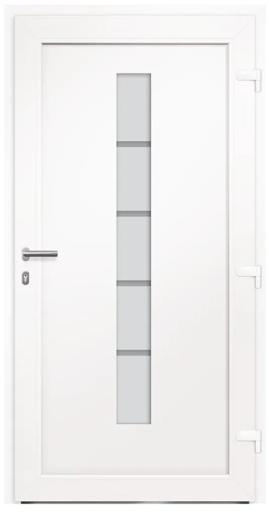 Vchodové dveře hliník a PVC antracitové 100 x 200 cm,  3056812