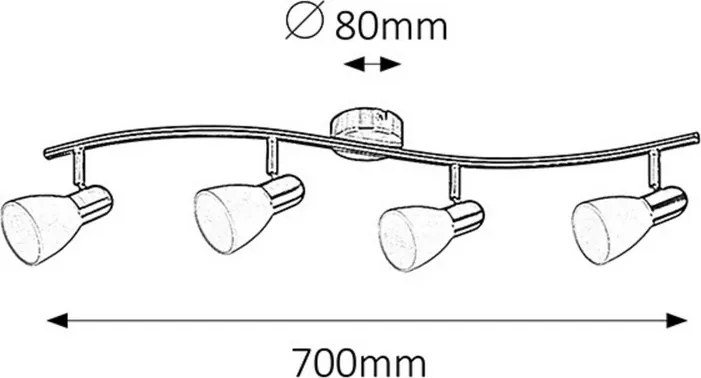 Rabalux SOMA bodové svítidlo 6304