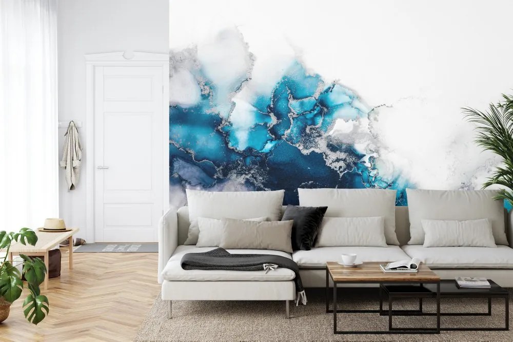 Fototapeta Marble Ink Abstract Art From Exquisite Original Painting For Abstract Background . Painting Was Painted Pattern Of Ombre Alcohol Ink . Hladký vinyl 368x280