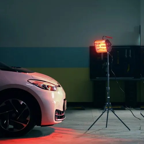 Ruční/stojanová infračervená vytvrzovací lampa 2000 W pro automatické sušení ohřevu