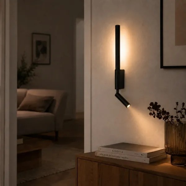BRILAGI - LED Nástěnné bodové svítidlo VIXON LED/3W/230V + LED/5W černá CRI 90