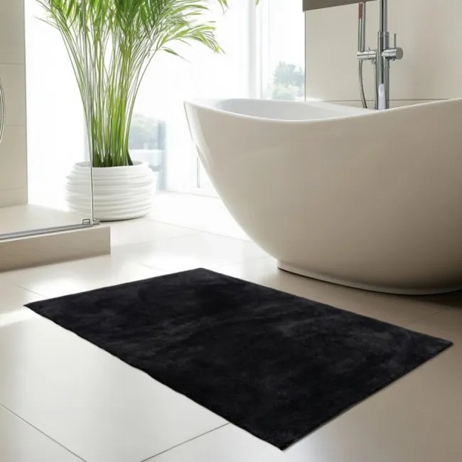 Koupelnový kobereček PURE 500 černý