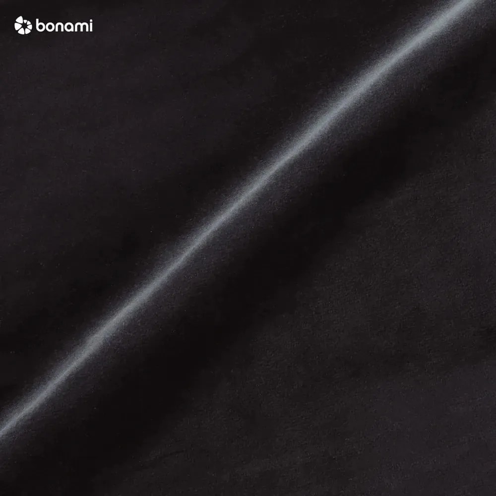 Černá sametová pohovka 230 cm Cambridge – Ropez