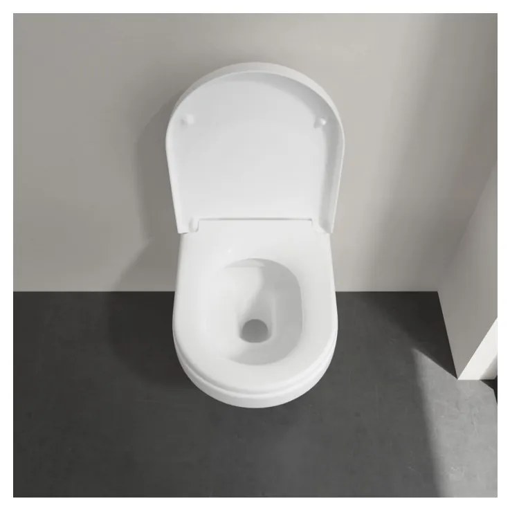 Villeroy & Boch Villeroy &amp; Boch ARCHITECTURA - WC mísa bezrámová, 530x370 mm, závěsný model, bílá Alpin CeramicPlus 5684R0R1