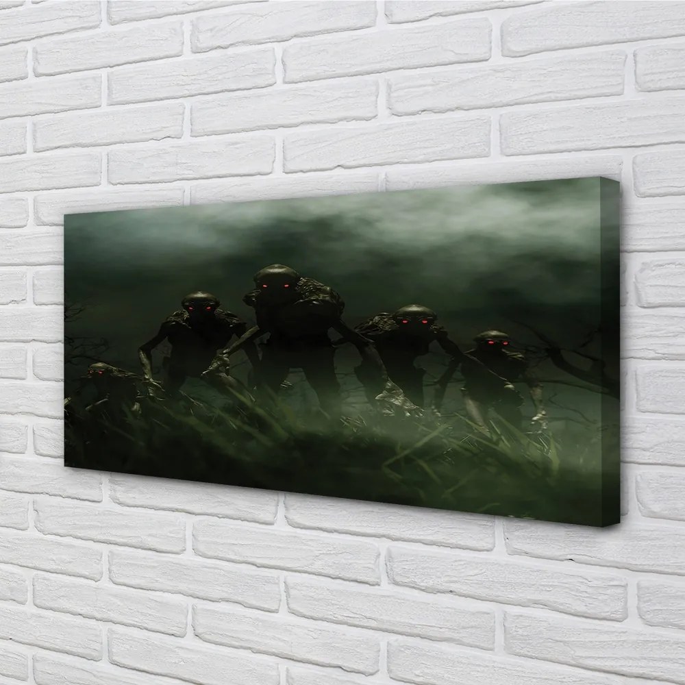 Obrazy na plátně Zombie mraky 125x50 cm