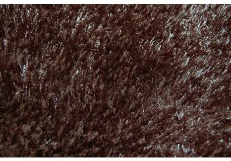 Kusový koberec SHAGGY VERONA hnědý velikost 133x190 cm | krásné koberce cz