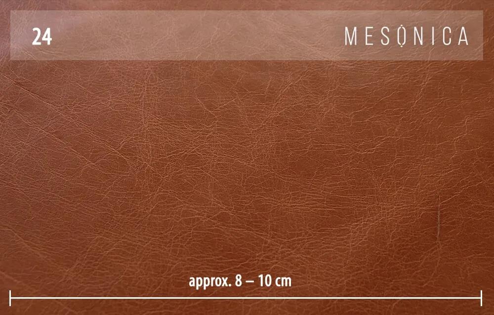 Rohová pohovka musso 248 cm cognac pravá MUZZA