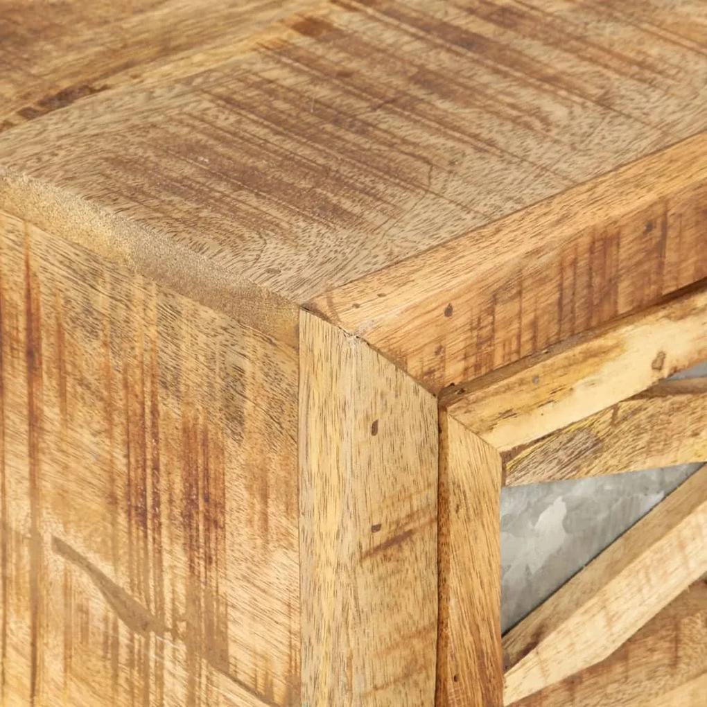 Konferenční stolek 110 x 50 x 38 cm masivní mangovníkové dřevo - Default Title