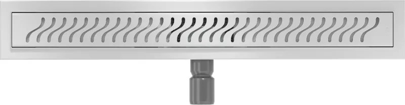 Mexen Flat nerezový sprchový žlab 50 cm vzor M09, 1028050-15