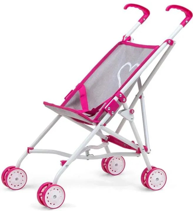 Dětský golfový kočárek pro panenky Milly Mally Julia Prestige Pink