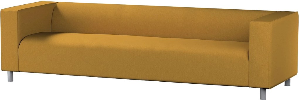 Potah na pohovku Kilppan 4-místná barva žlutá látka pletený vzor