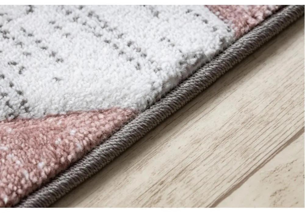 Kusový koberec Rino šedorůžový 180x270cm