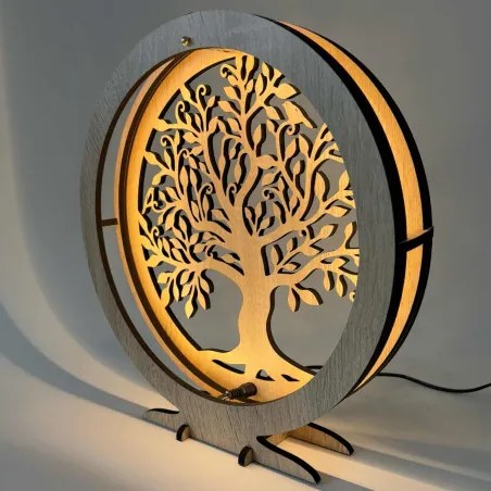 LED lampa Strom života - Luxusní dřevěná dekorace | SENTOP LED0560