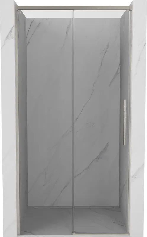 Mexen Rox, posuvné sprchové dveře 110 cm, 8mm čiré sklo, ocelový profil, 8C2-110-000-97-00