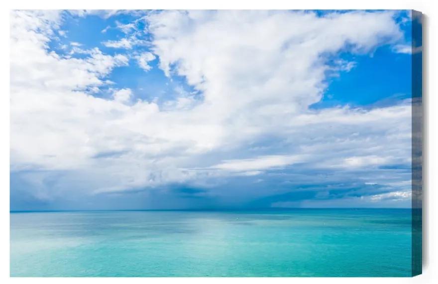 Obraz Azurové Moře A Nebe Nedostatek Nedostatek Plátno Canvas 70x50