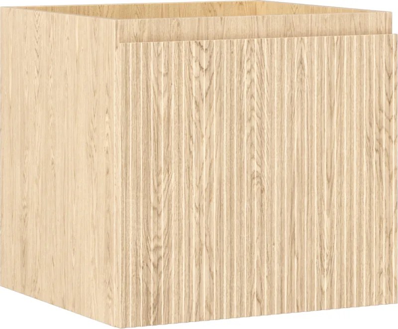 Mexen Rivel, koupelnová skříňka 50 cm, 1 zásuvka, drážkovaná, dub, 91A20-05047-1-BF81