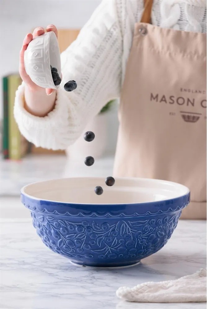 Modrá mísa z kameniny ø 26 cm Fruits Blueberry – Mason Cash