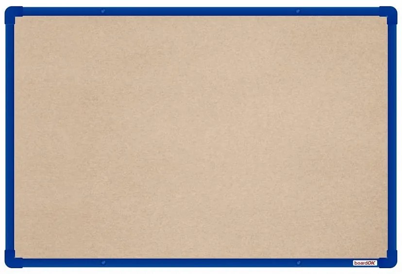 Textilní nástěnka 60x90 (AL rám modrý)