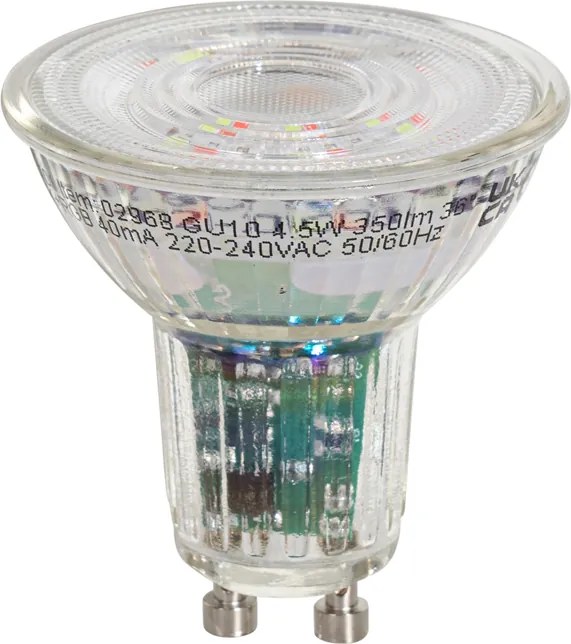 Sada 5 chytrých LED žárovek GU10 jasných RGBW 4,5W 350 lm 2700-6000K