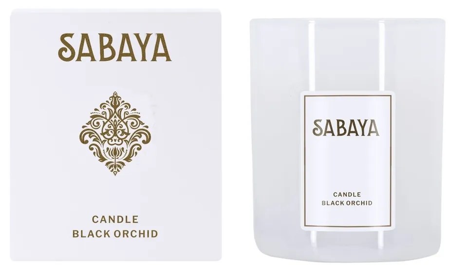 Sabaya Vonná svíčka Černá orchidej, 175 g