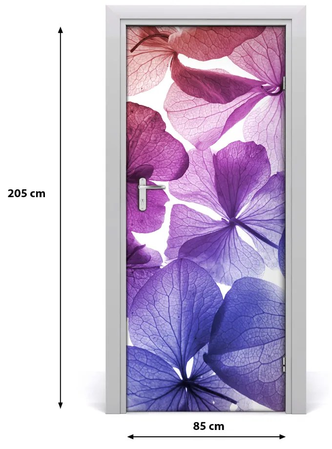 Fototapeta na dveře Fialové květy 85x205 cm