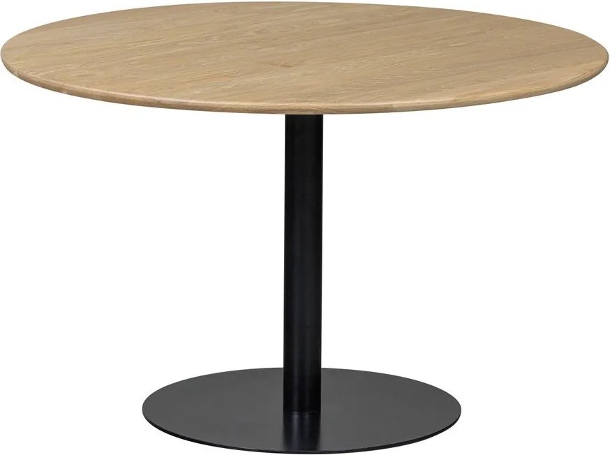Kulatý jídelní stůl s deskou z dubového dřeva ø 120 cm Tablo – WOOOD