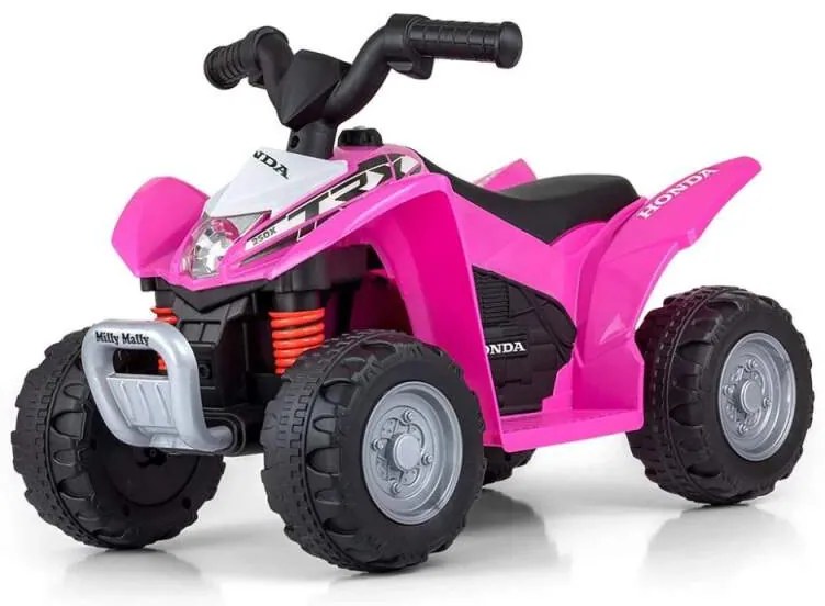 Elektrická čtyřkolka Milly Mally Honda ATV růžová
