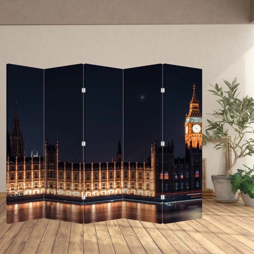 Paraván - Big Ben v Londýně (210x170 cm)