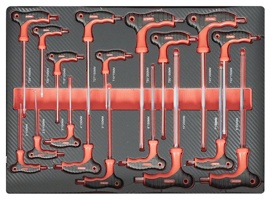 Dílenský vozík s nářadím | 7 zásuvek | 299 ks Matabro MB-TC04