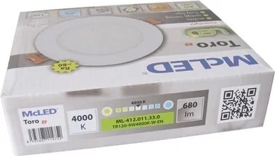 LED podhledové svítidlo McLED TORO R9 TR120-9W4000K-W-EN neutrální bílá ML-412.011.33.0