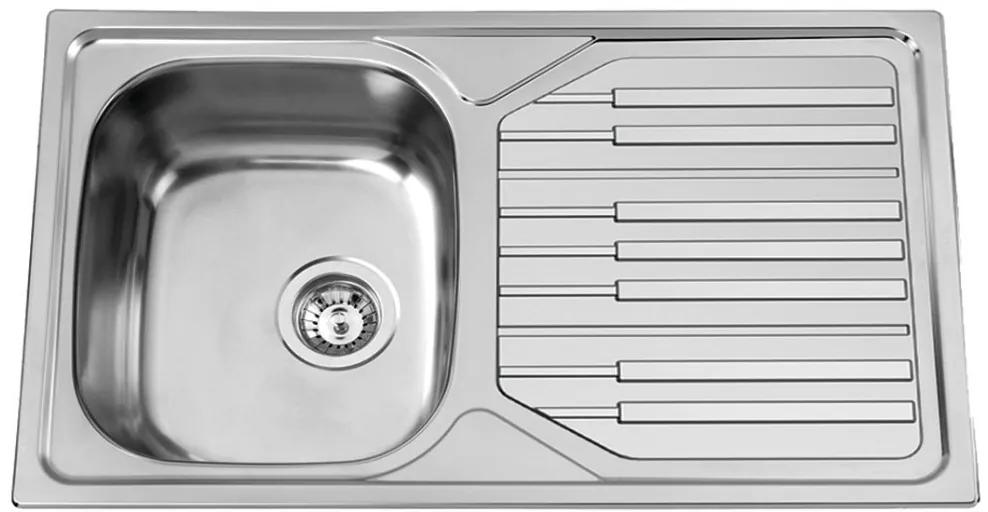 Sinks PIANO 860 XL V 0,7mm leštěný (RDPILL8605007V) Sinks