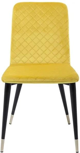Sada 2 žlutých jídelních židlí Kare Design Montmartre