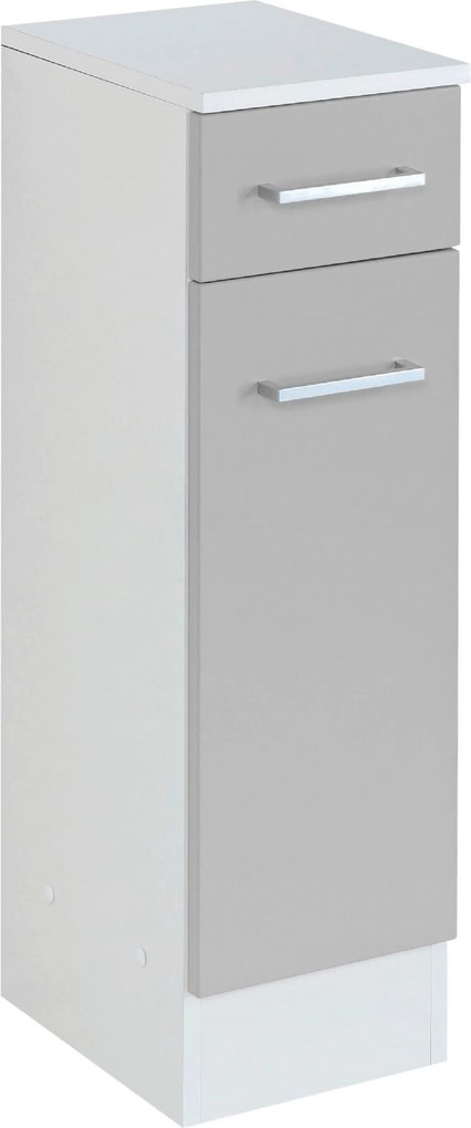 XXXLutz SPODNÍ SKŘÍŇKA, světle šedá, bílá, 25/84/35 cm Held - Koupelnové série - 000307017612
