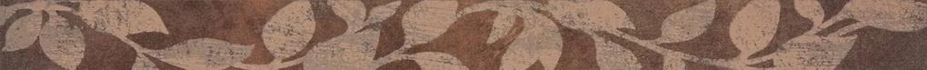 Listela Rako Rush tmavě hnědá 6x60 cm pololesk WLAVD520.1