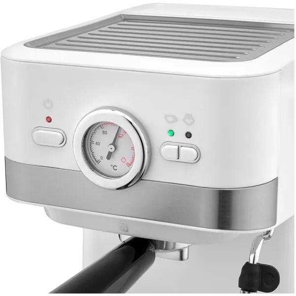Sencor - Pákový kávovar espresso 1050W/230V bílá/matný chrom