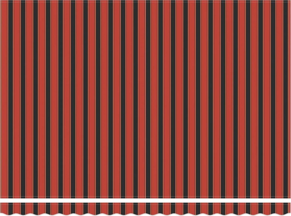 Rám markýzy Oranžová a Černá 450 × 300 cm 3330891