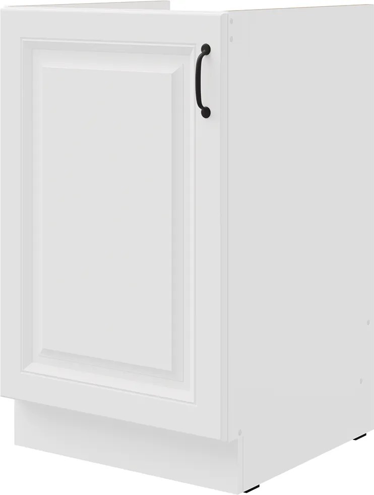 STILO bb | dolní skříňka 50ZL 1F na dřez | 50 cm | UNI dvířka | bílá/bílá mat
