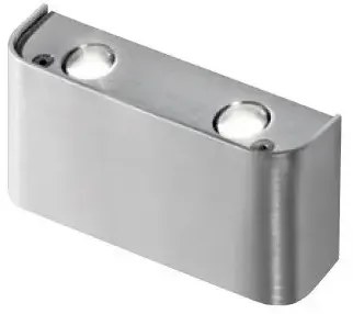 LED nástěnné svítidlo Ginno 2 hliníkové