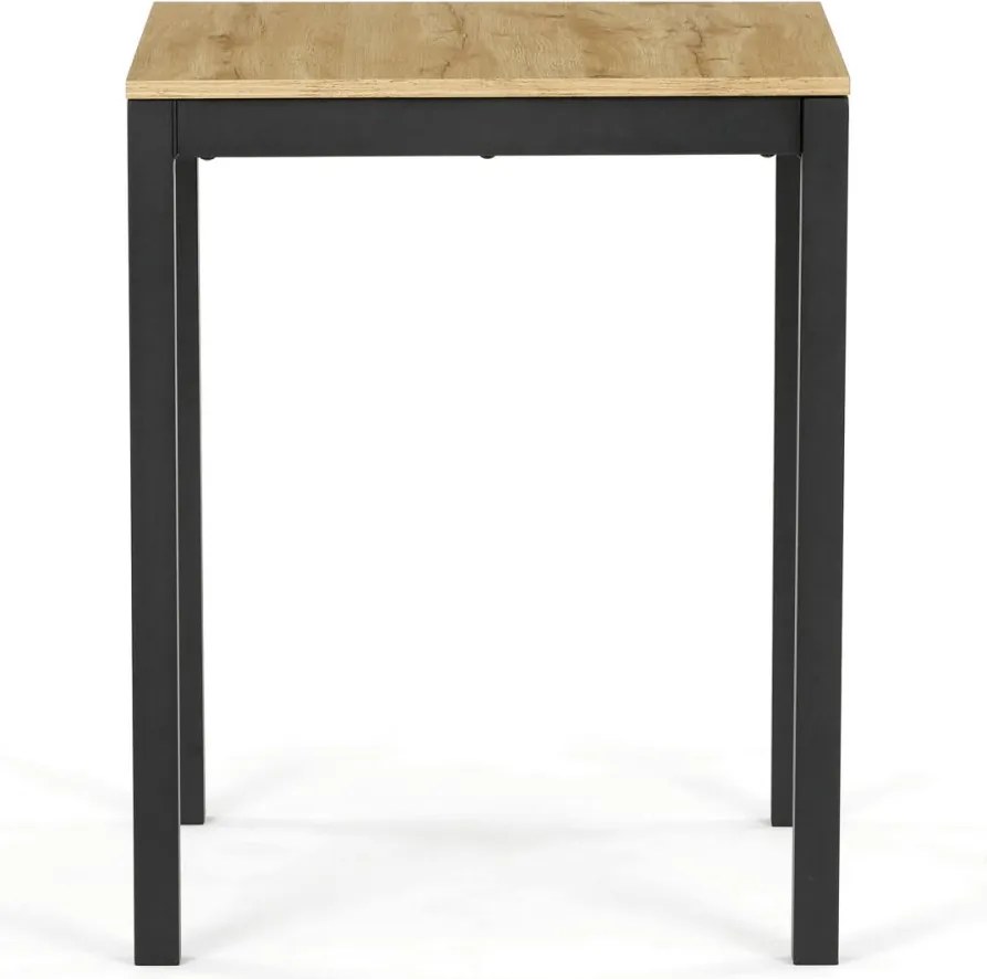 Jídelní stůl rozkládací 60-90x60 cm GDT-206 OAK, melamin, dub – Barva (vyberte): hnědá bílá