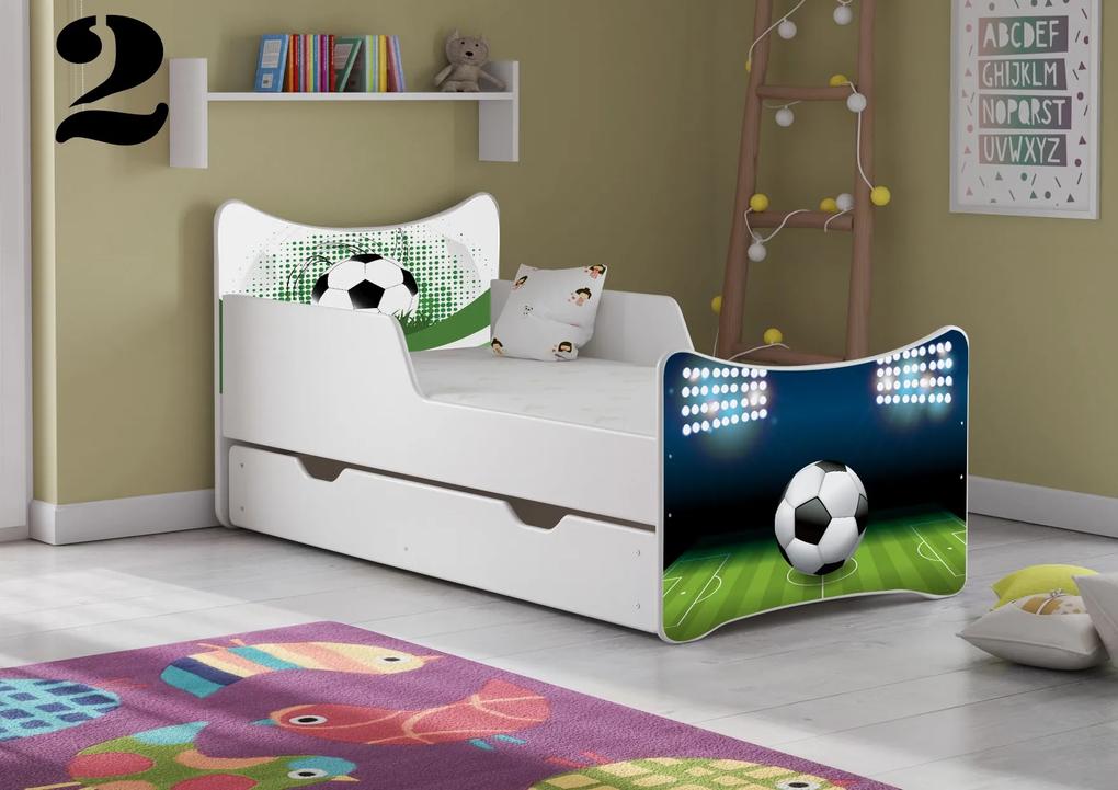 Plastiko Dětská postel se šuplíky Fotbal - 2 - 160x80