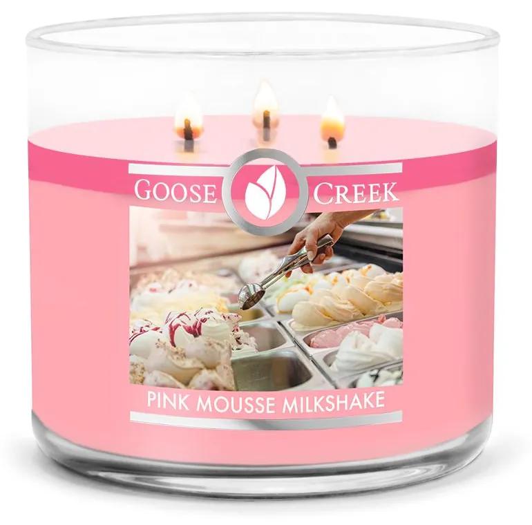 Goose Creek Candle svíčka Pink Mousse Milkshake, 411 g