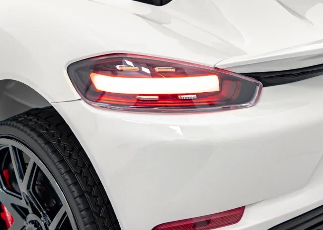 Elektrické autíčko Porsche Spyder RS ​​718 bílé