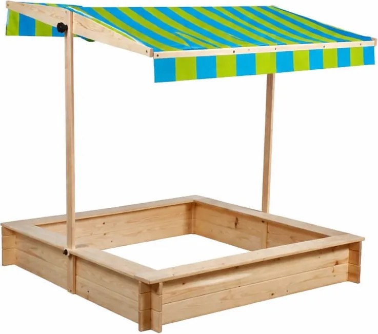 ABC GardenMeister Pískoviště se stříškou 118x118 cm přírodní