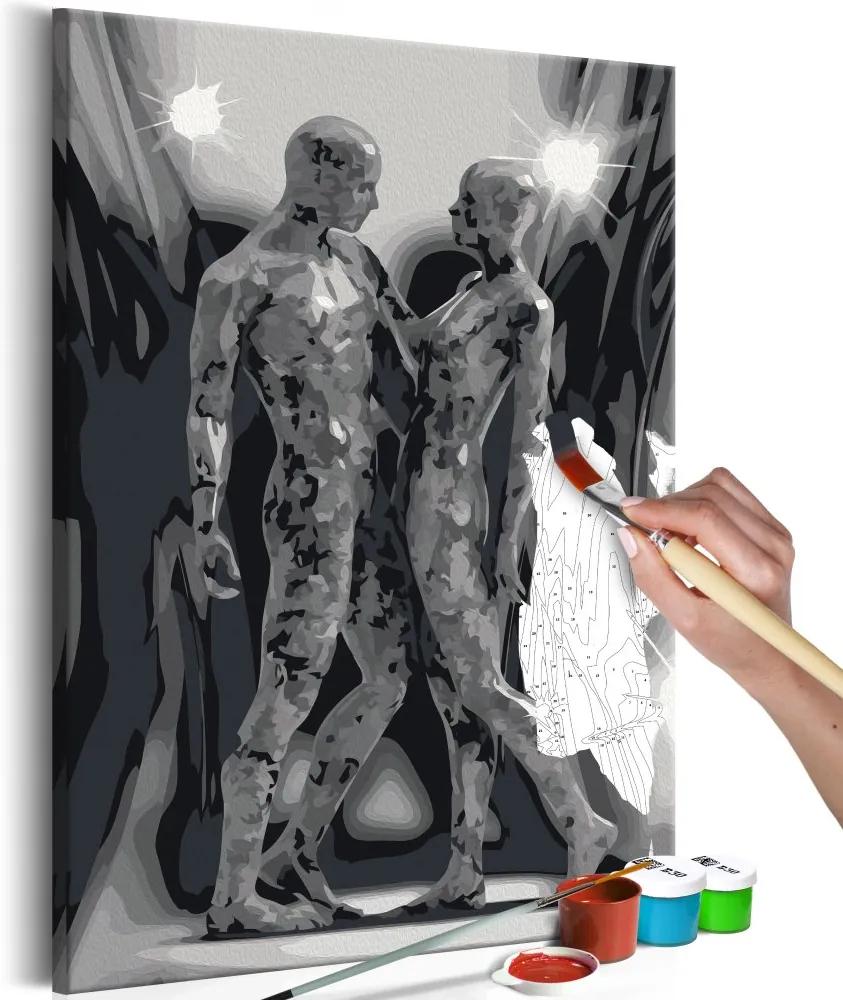 Bimago Malování podle čísel - Couple | 40x60 cm