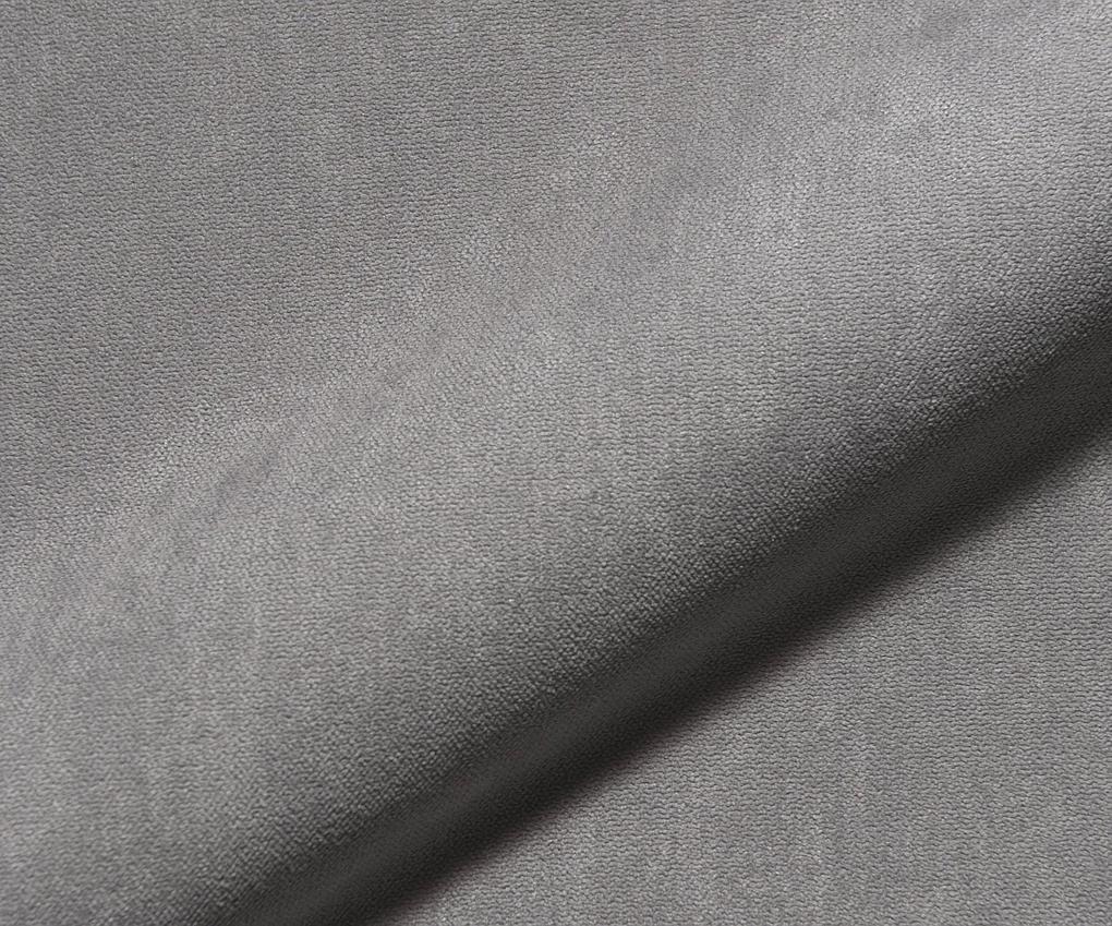 DELIFE Boxspring postel Dream-Well 160x200 cm mikrovlákno šedá s matrací a topperem