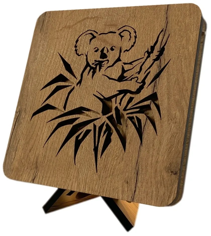 Li-Go "Koala" lampa 19x19cm provedení povrchu: černá s patinou