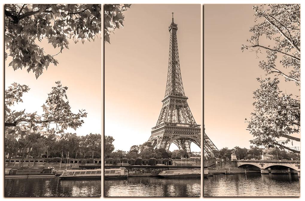 Obraz na plátně - Eiffel Tower 1110FB (135x90 cm)
